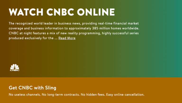 CNBC Live Stream Without Cable in 2020 - Top Six Options